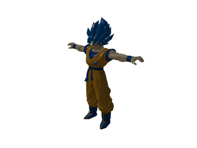 Goku 3D Models for Free - Download Free 3D · Clara.io
