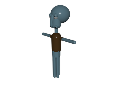 Squidward 3D Models for Free - Download Free 3D · Clara.io